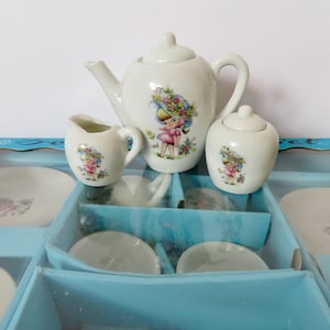 Vintage 60s 70s Woolworth Woolworths Made in Japan Toy Tea Set in ...
