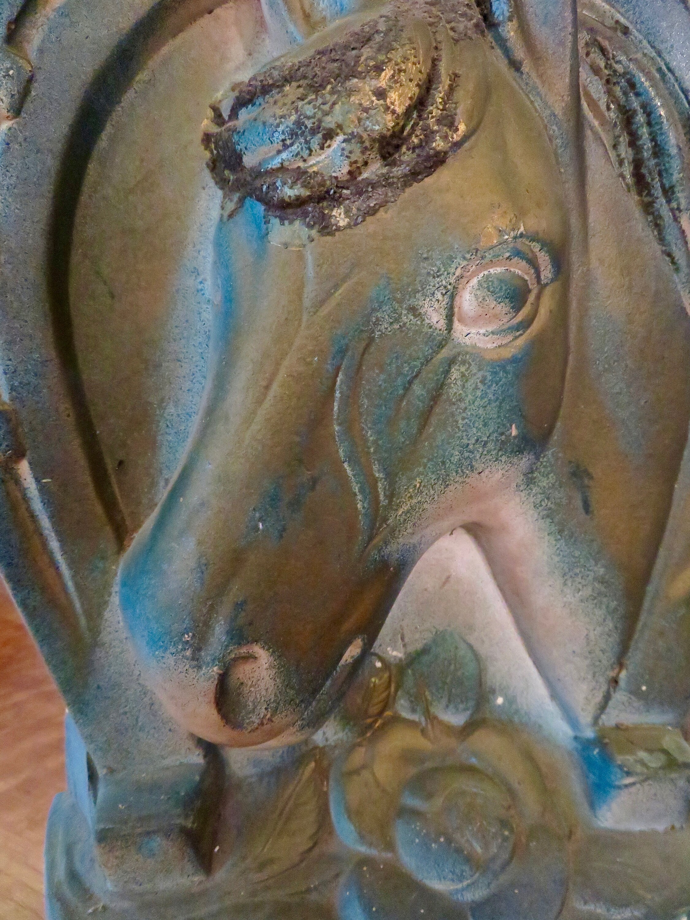 Vintage 50s 60s Large Chalk Ware Chalkware Plaster Horse | Etsy