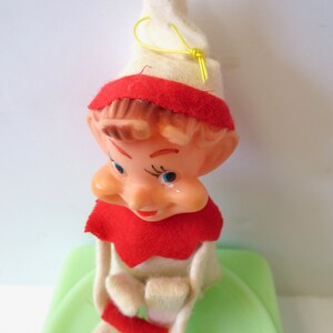 Vintage 1960er 60er Jahre Made in Japan Weißer Filz Flanell auf dem ...