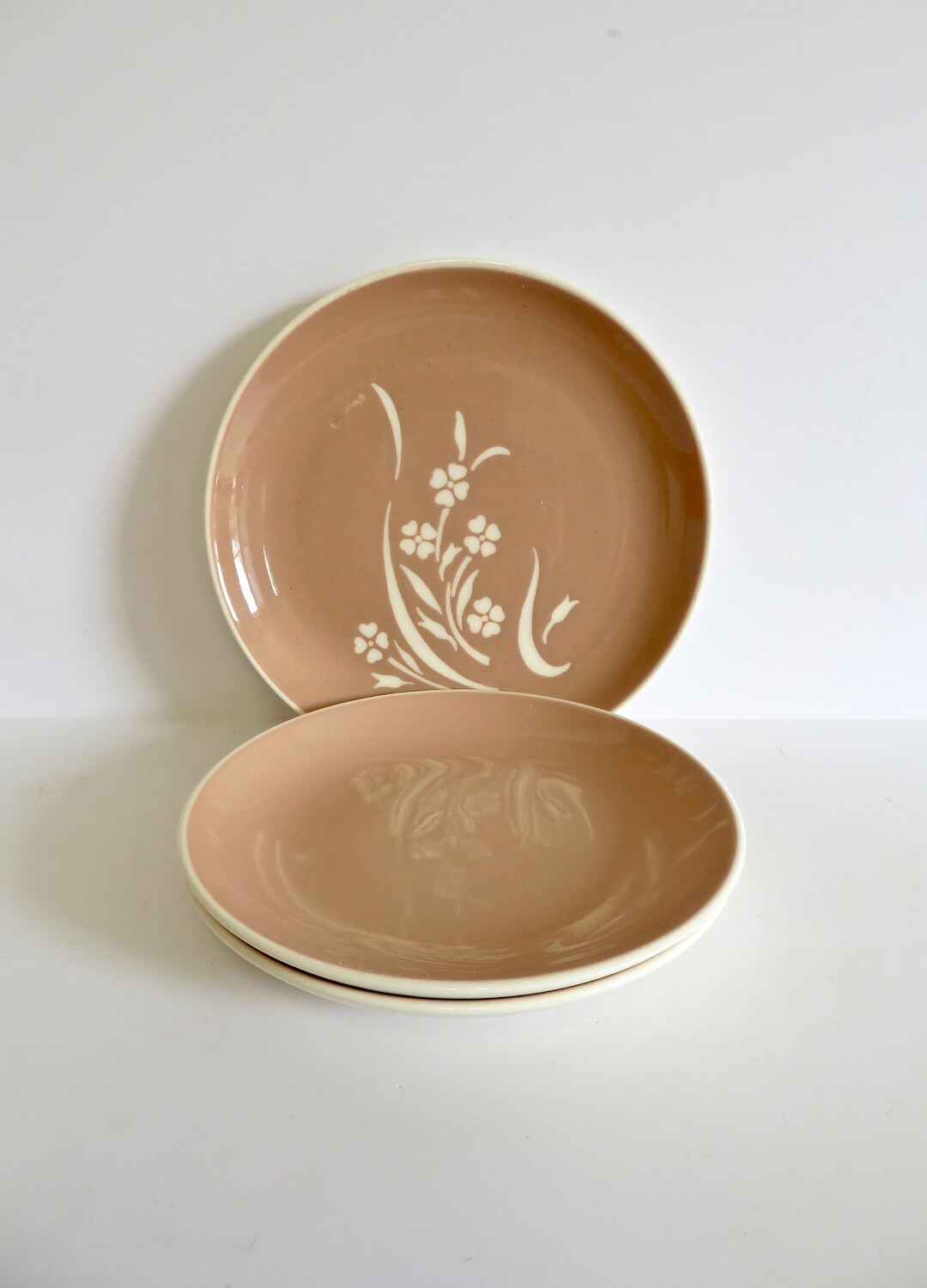 Vintage 1950s 50s Mid Century Harkerware Harker Ware Pottery Springtime ...