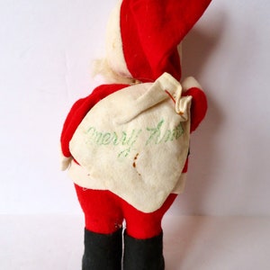 Vintage 50s 60s Made in Japan Rare Jerry Elsner Santa Claus Stockinette ...