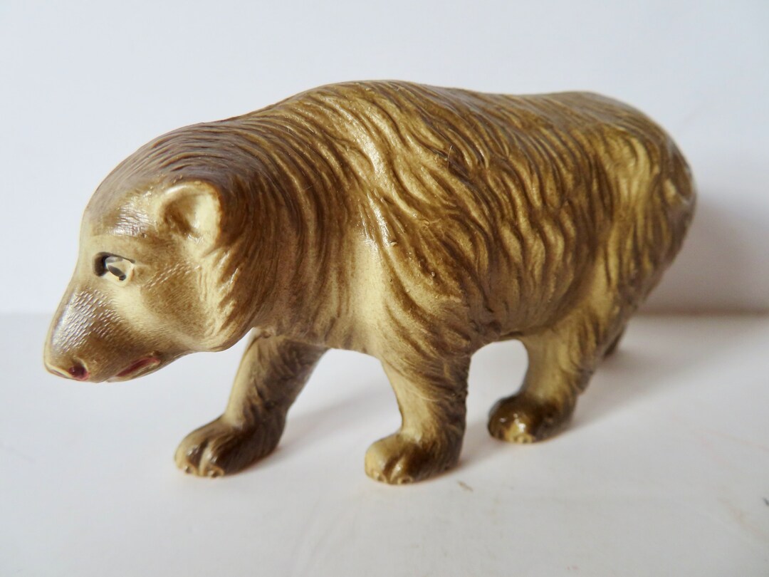 Vintage Antique 20s 30s Celluloid Viscoloid Plastic Putz Small Brown ...