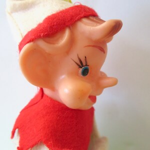 Vintage 1960er 60er Jahre Made in Japan Weißer Filz Flanell auf dem ...