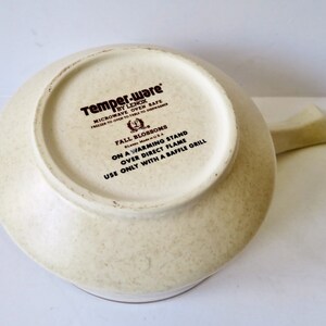 Vintage 60s 70s Lenox Temper Ware Fall Blossoms Handled Gravy Sauce ...