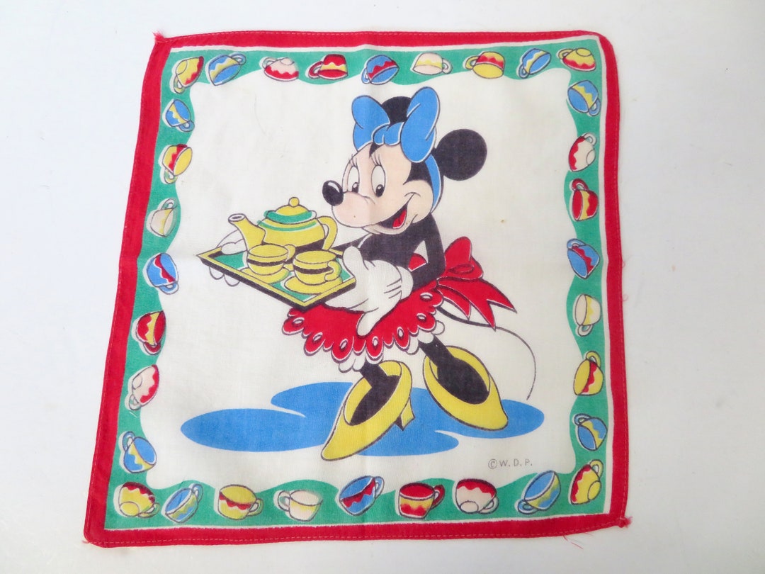Vintage 50s 1950s Minnie Mouse Tea Set WDP Walt Disney Productions ...