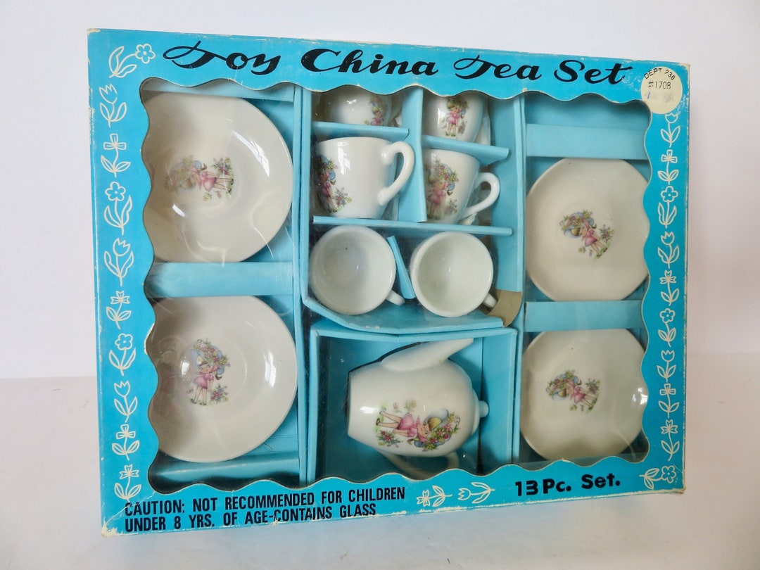 Vintage 60s 70s Woolworth Woolworths Made in Japan Toy Tea Set in ...