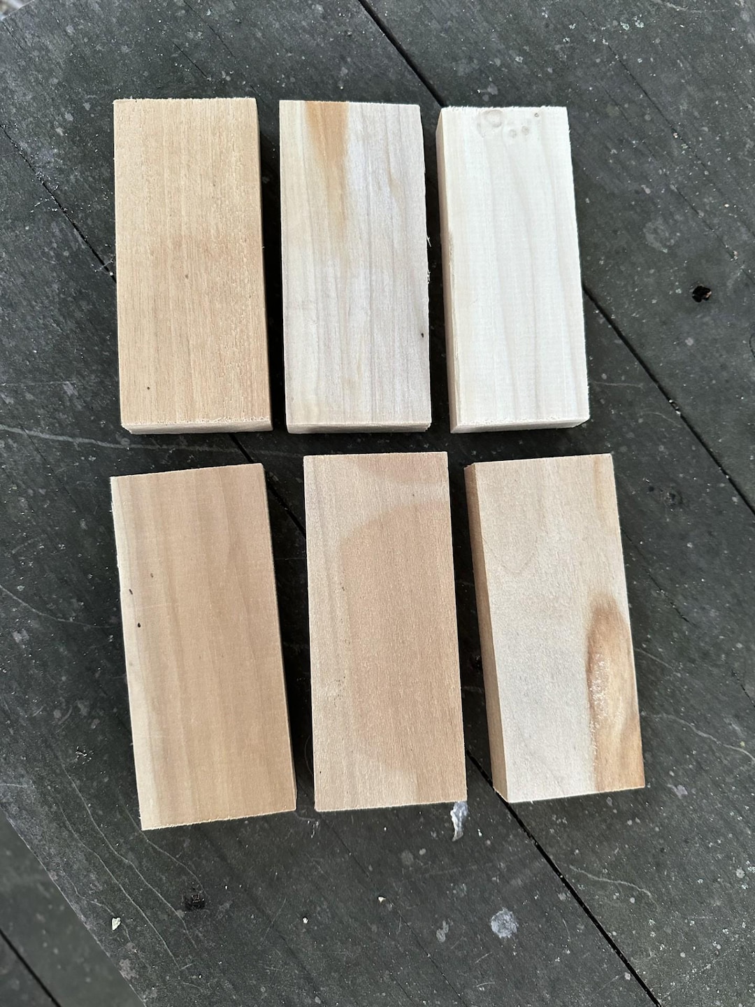 Wood Blocks, Wood Blanks, Unfinished Wood Cutouts, Craft Supplies, DIY ...