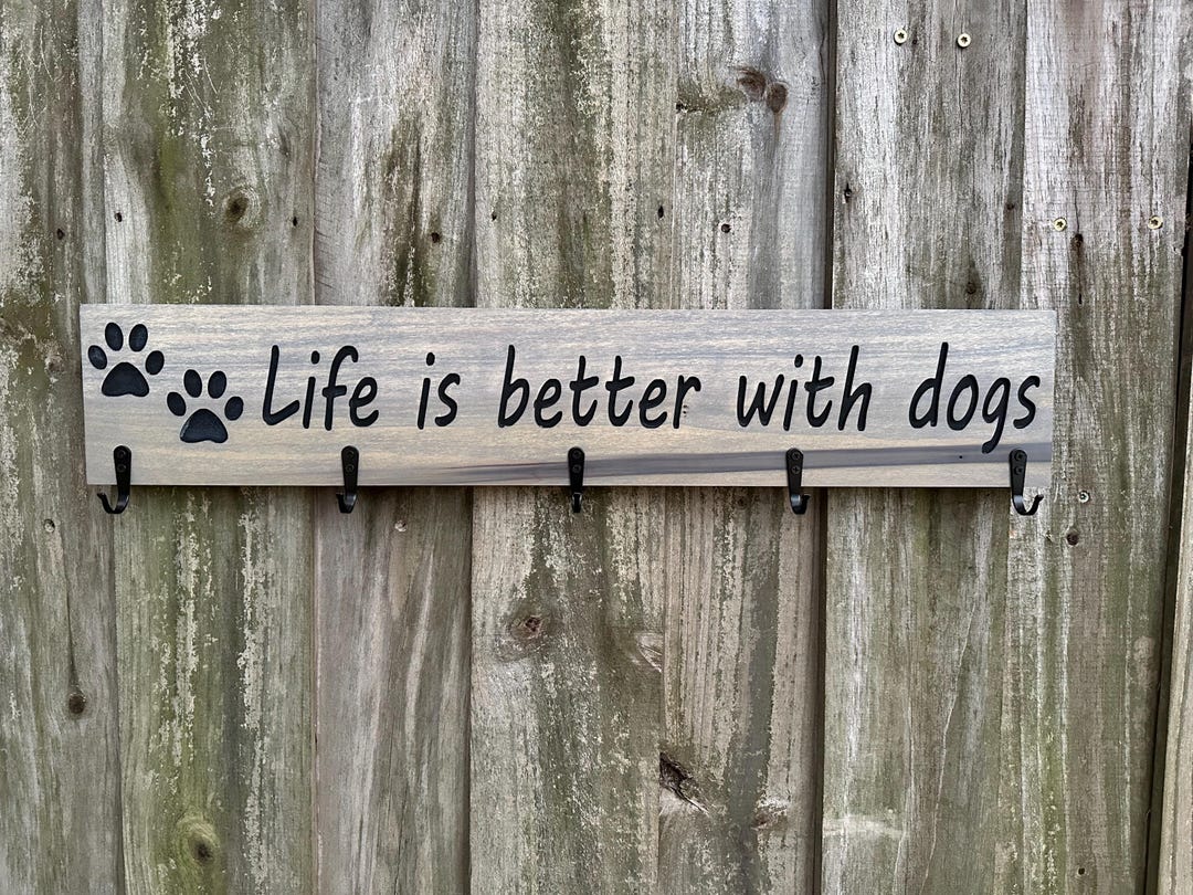 Engraved Signs, Dog Decor, Personalized Dog Gifts, Leash Holders ...