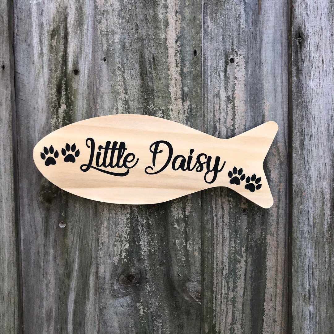 Engraved Signs, Personalized Cat Gift, Personalized Cat Sign, Wood Cat ...