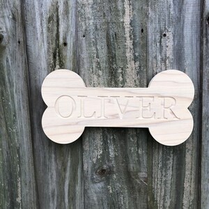 Engraved Signs, Personalized Dog Bone, Personalized Dog Gifts, Wood Dog ...