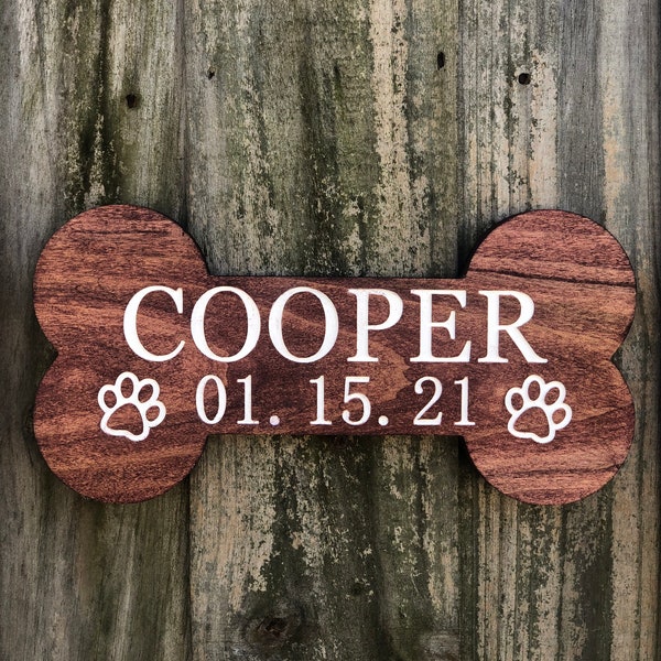 Wood Dog Sign - Etsy