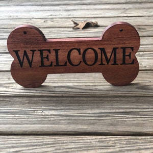 Engraved Signs, Personalized Dog Bone, Personalized Dog Gifts, Wood Dog ...