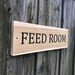 Feed Room Sign, Horse Sign, Engraved Signs, Wood Horse Sign, Horse ...