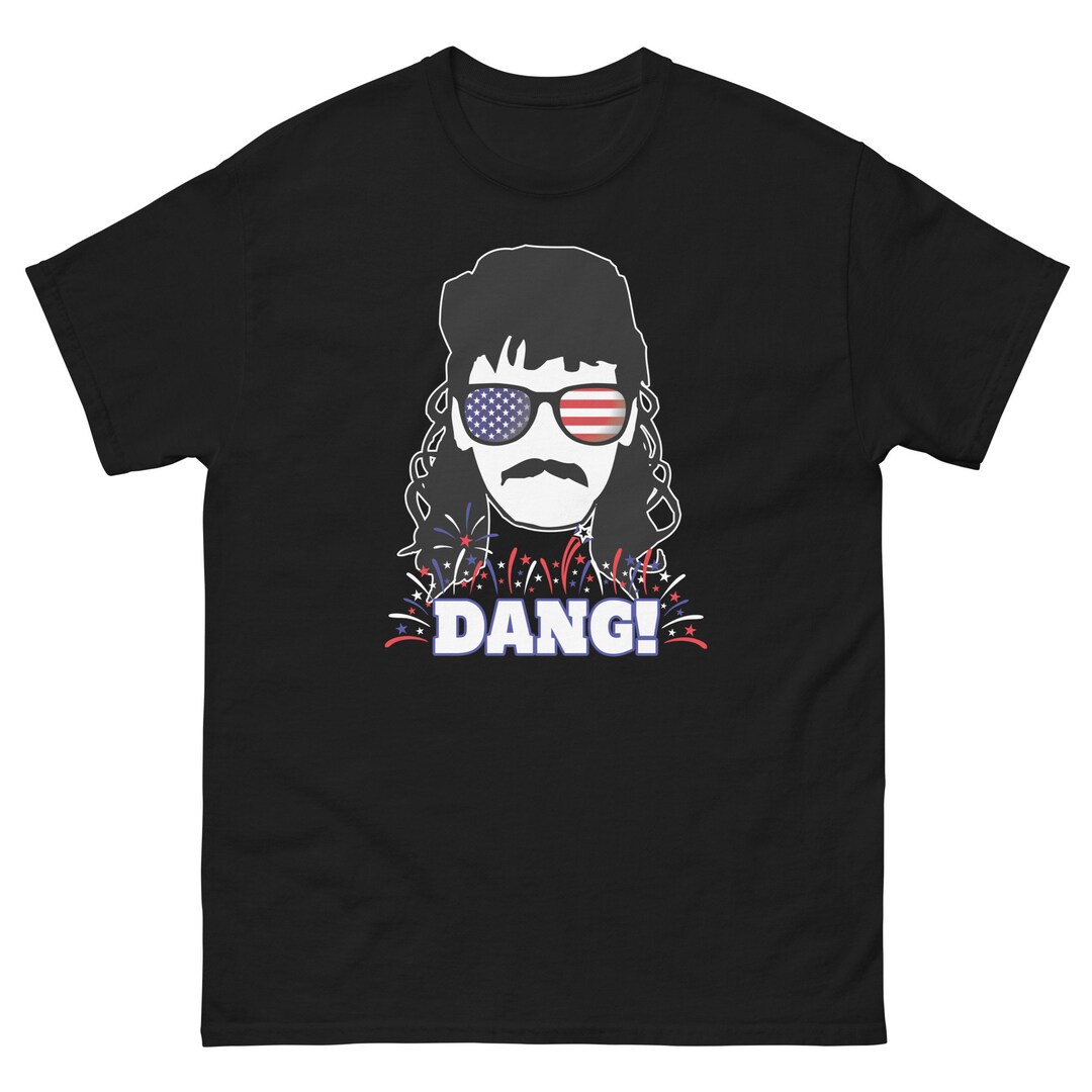 Dang USA Mullet Lovers Red White Blue Funny - Etsy