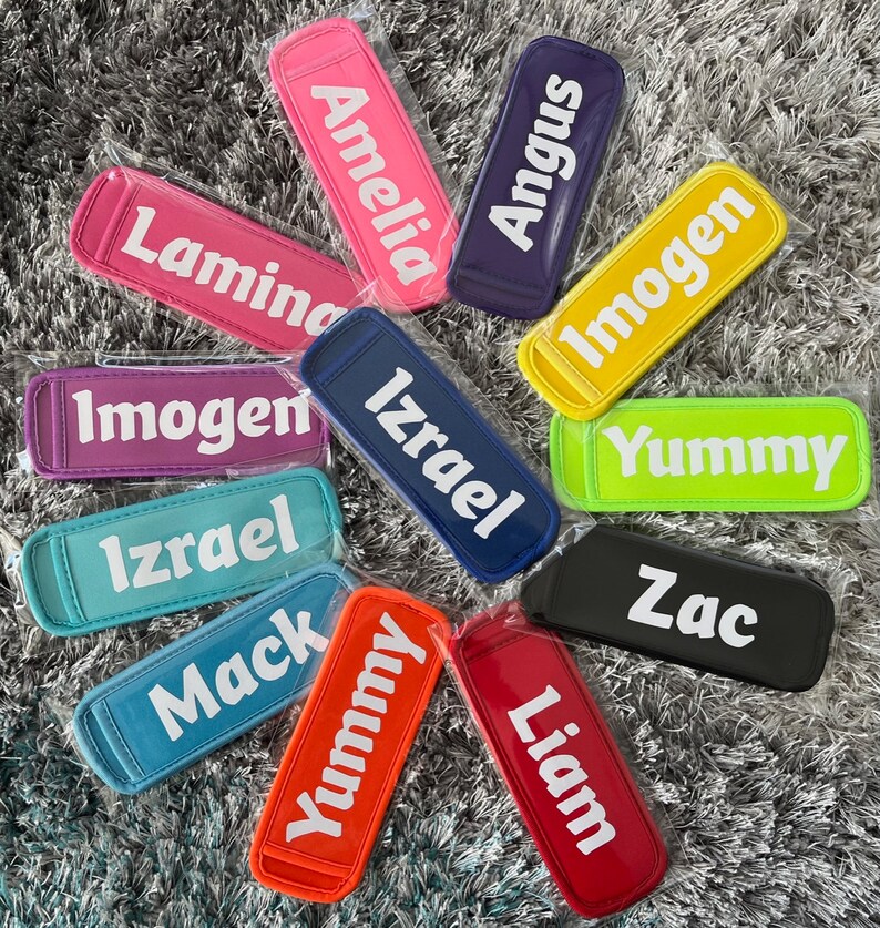 Personalised Kids Ice Block Icy Pole Zooper Dooper Popsicle Ice Lolly ...