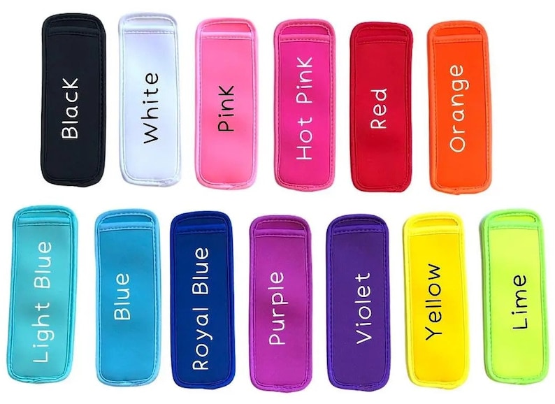 Personalised Kids Ice Block Icy Pole Zooper Dooper Popsicle Ice Lolly ...