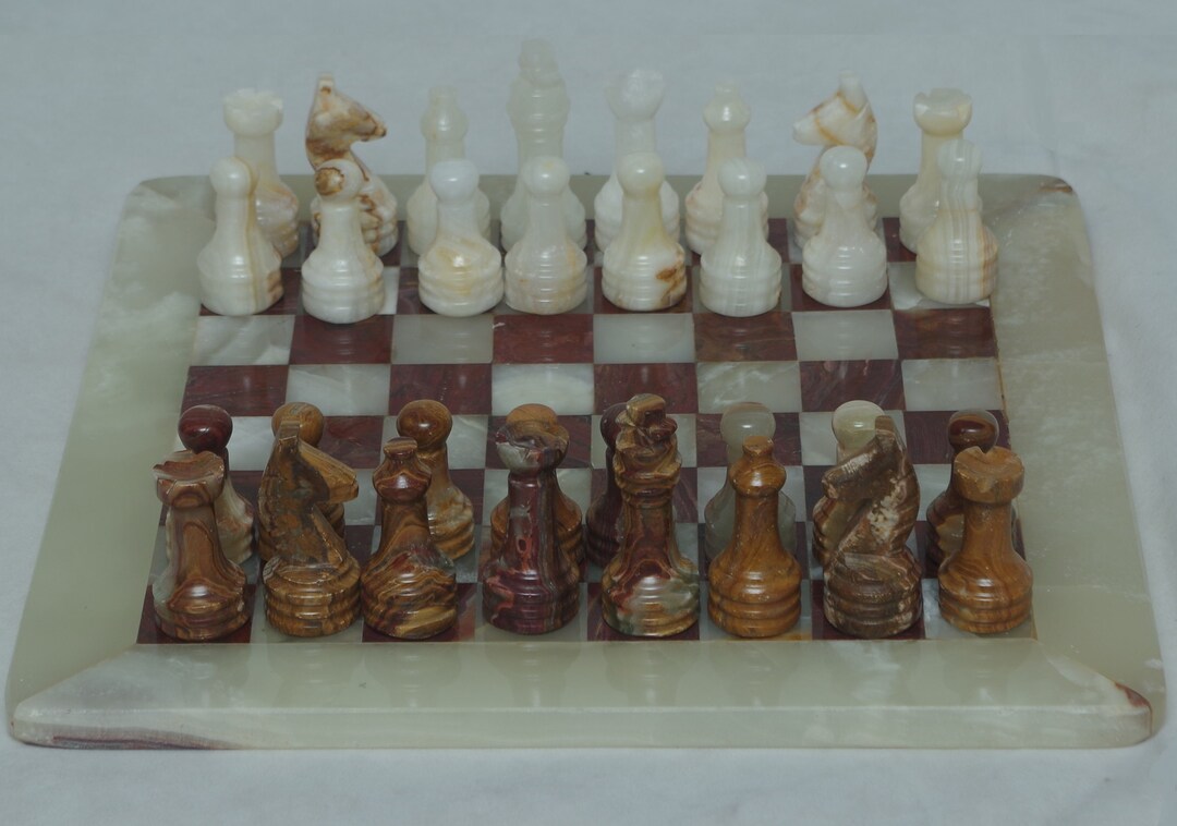 JT Luxury Handmade Red and White Chess Set, Best Chess Pieces, Also ...