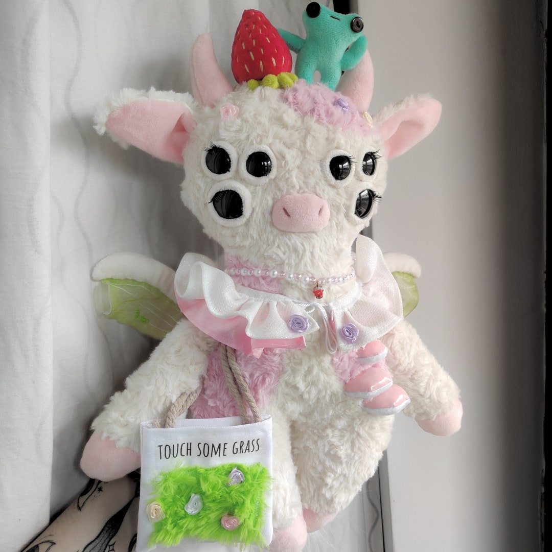 Popsicle the Cow Fairy Weighted Plushie - Etsy