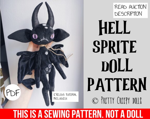 PDF Hell Sprite Sewing Pattern by Pretty Creepy Dolls - Etsy UK