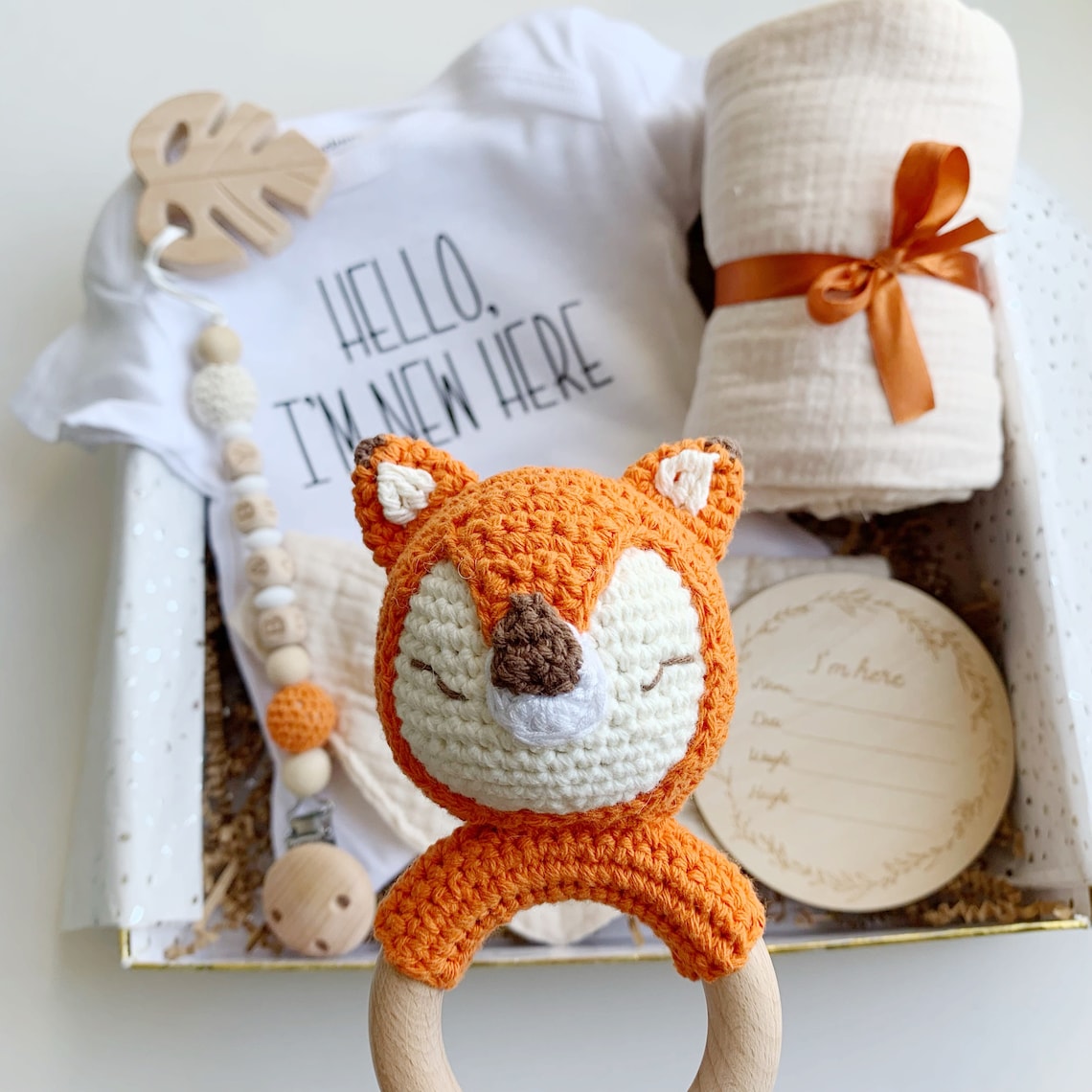 Newborn Baby Shower Gift Set Welcome Baby Gift Box Baby Boy - Etsy