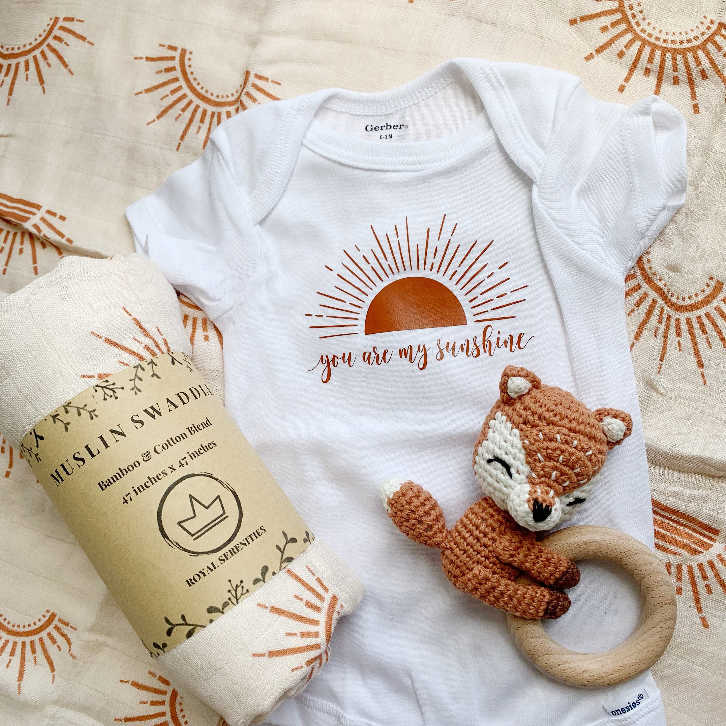 Boho Baby Gift Box Gender Neutral New Baby Gift Baby Shower | Etsy