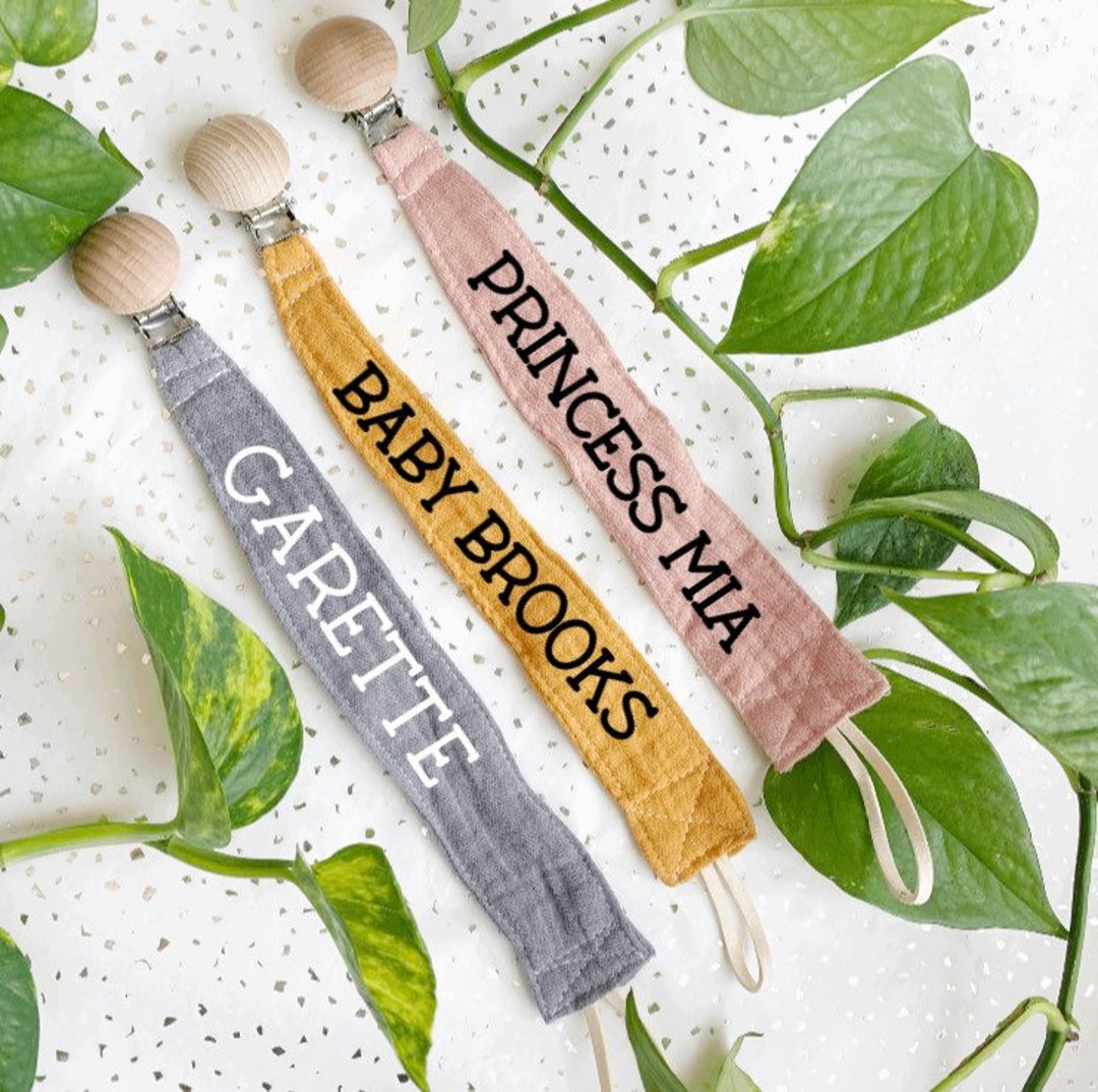 Customized Soother Clip, Personalized Soother Clip, Personalized ...