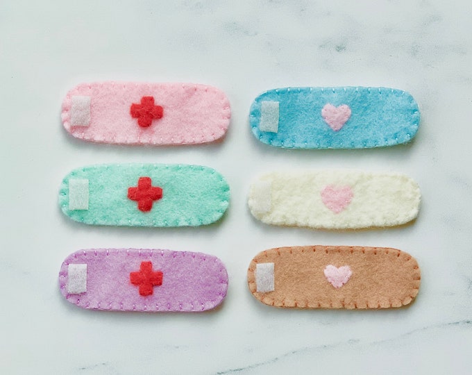 Felt Toy - Felt Band-aids (3pc) - Etsy