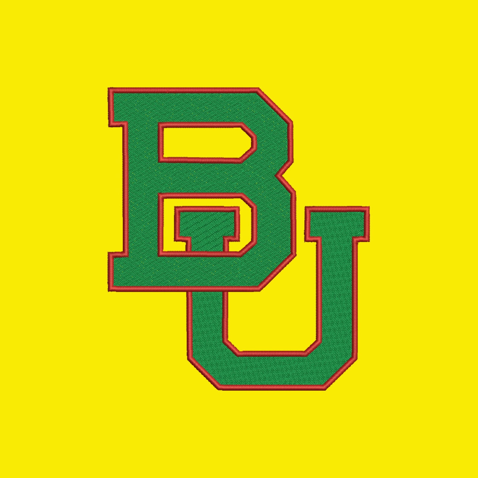 BU LOGO Embroidery design 6 Size INSTANT download 8 Formats | Etsy