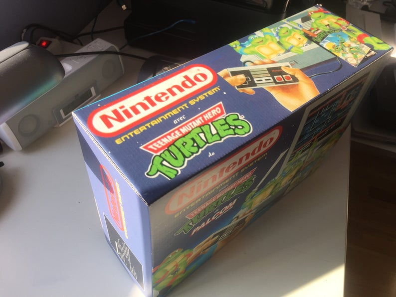 Box / Cover / Box Nintendo NES Ninja Turtles Edition - Etsy