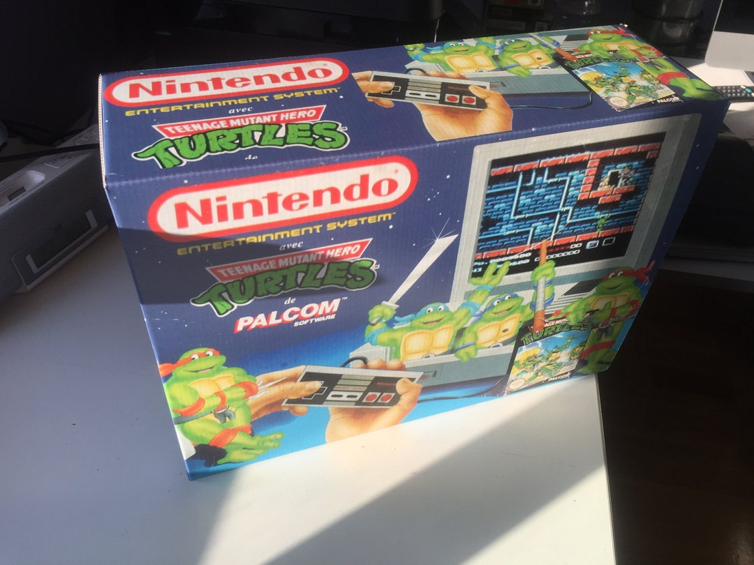 Box / Box / Cover / Boite Nintendo Nes Turtles Ninja Edition - Etsy
