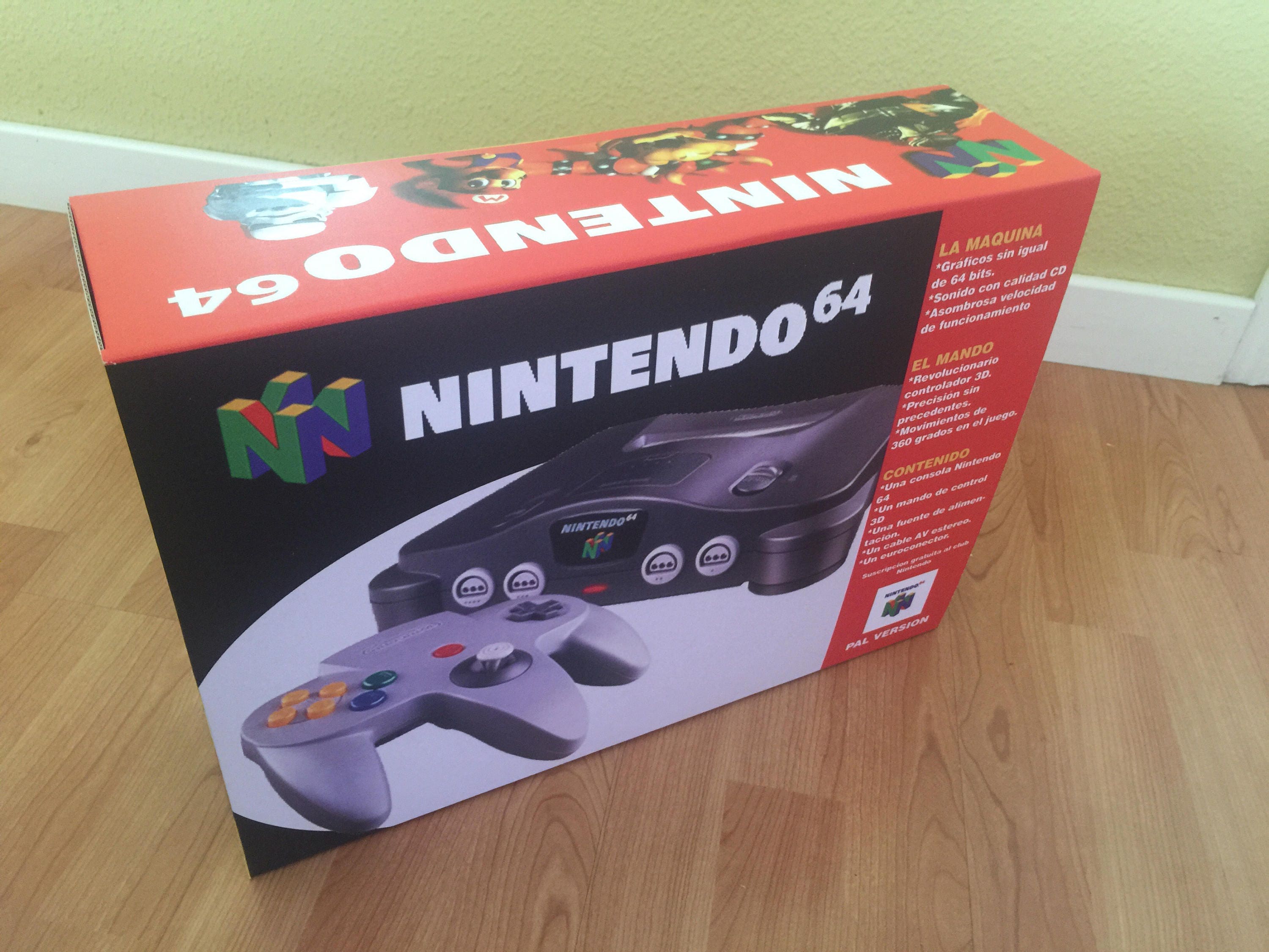 Box / Box / Cover / Boite Nintendo 64 - Etsy UK