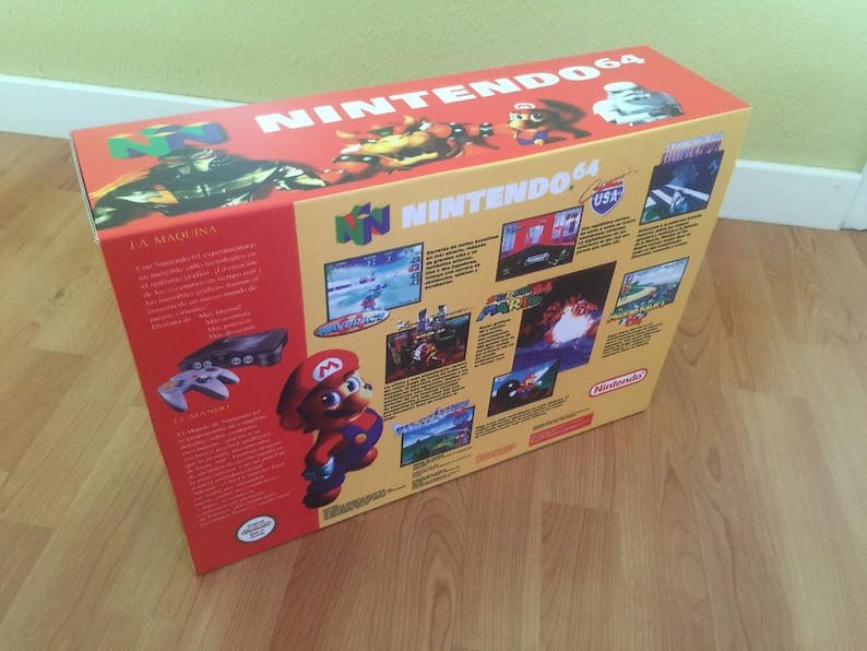 Box / Box / Cover / Boite Nintendo 64 - Etsy UK