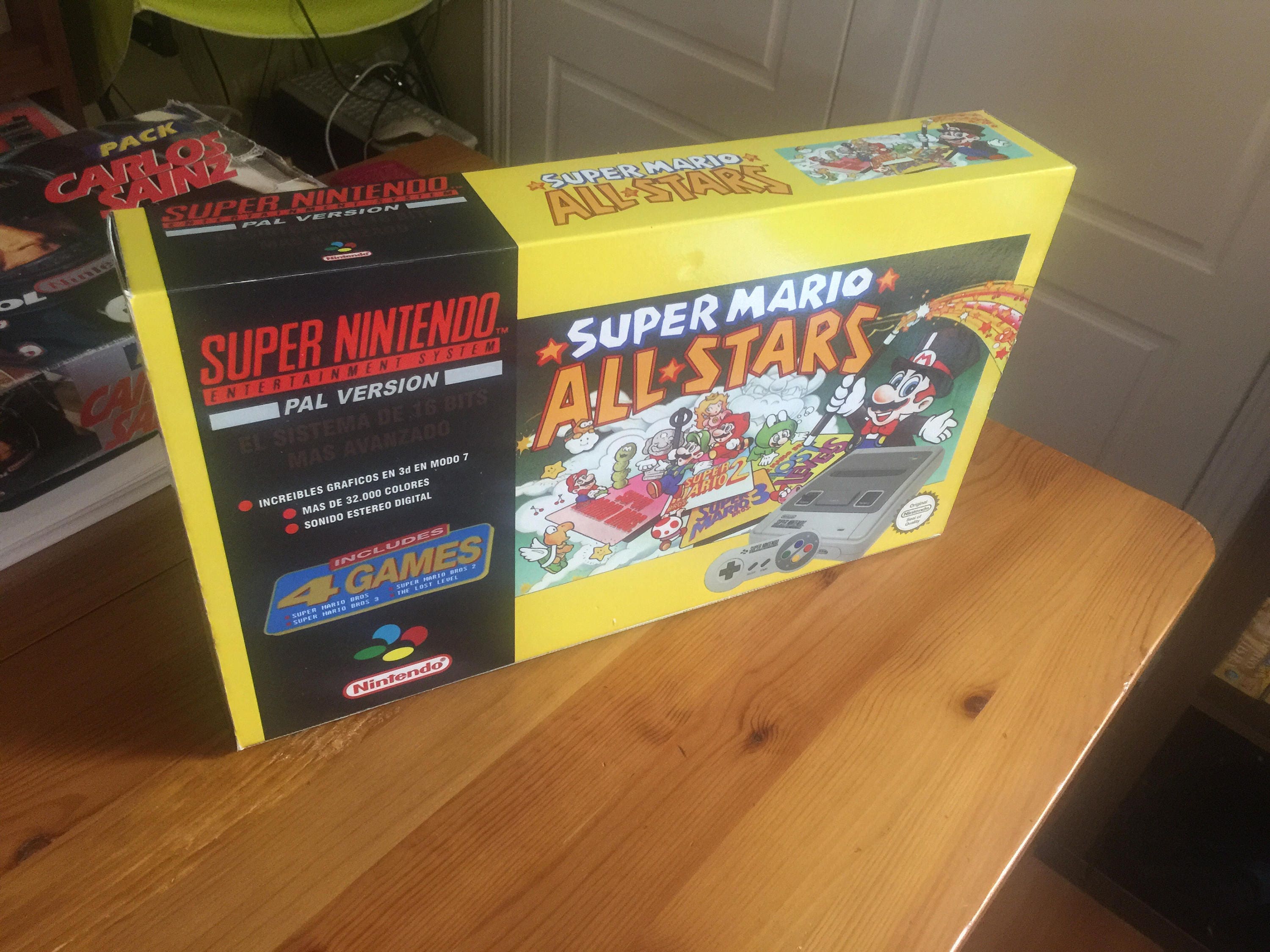 Caja / Box / Cover / Boite Súper Nintendo Snes Mario All Star - Etsy UK