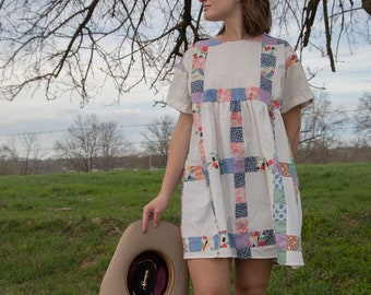 One-of-a-kind “no Place Like Home” Quilt Dress Handmade, Vintage ...