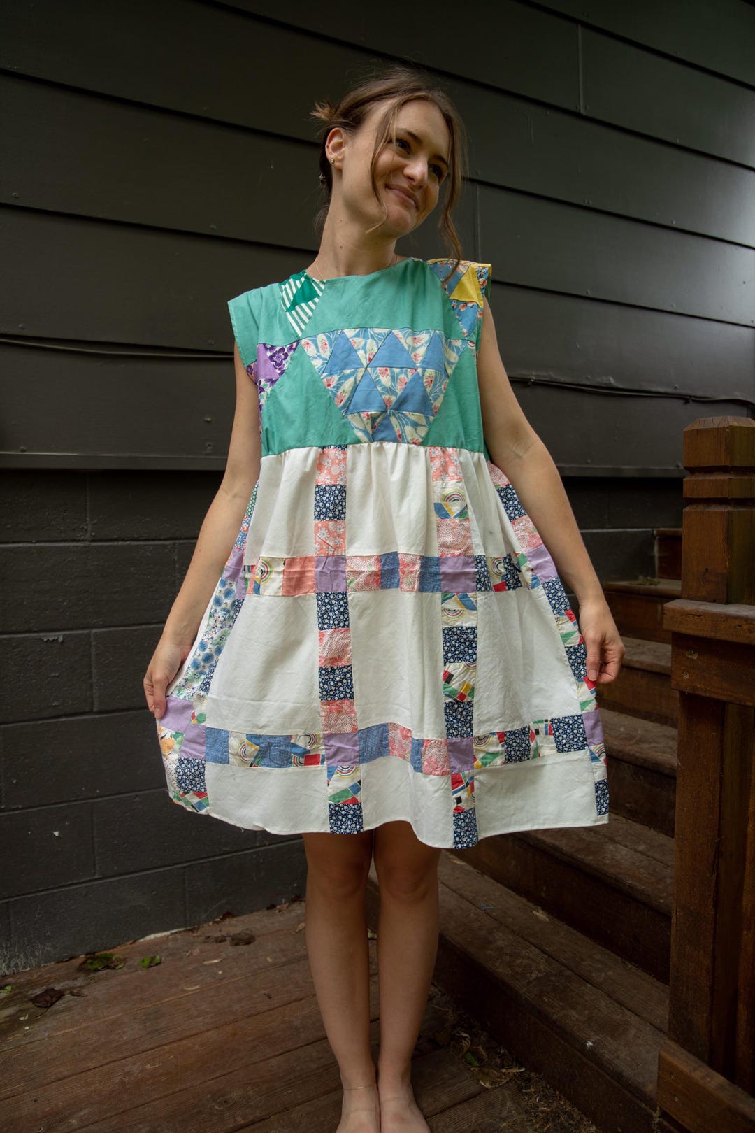 Mountain Summer Quilt Dress - Etsy