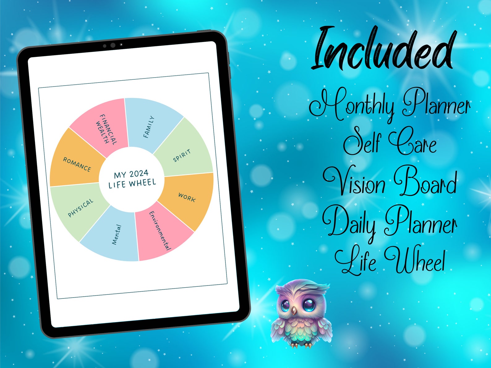 Vision Board Planner Kit 2024 Vision Board Productivity Planner 2024 ...