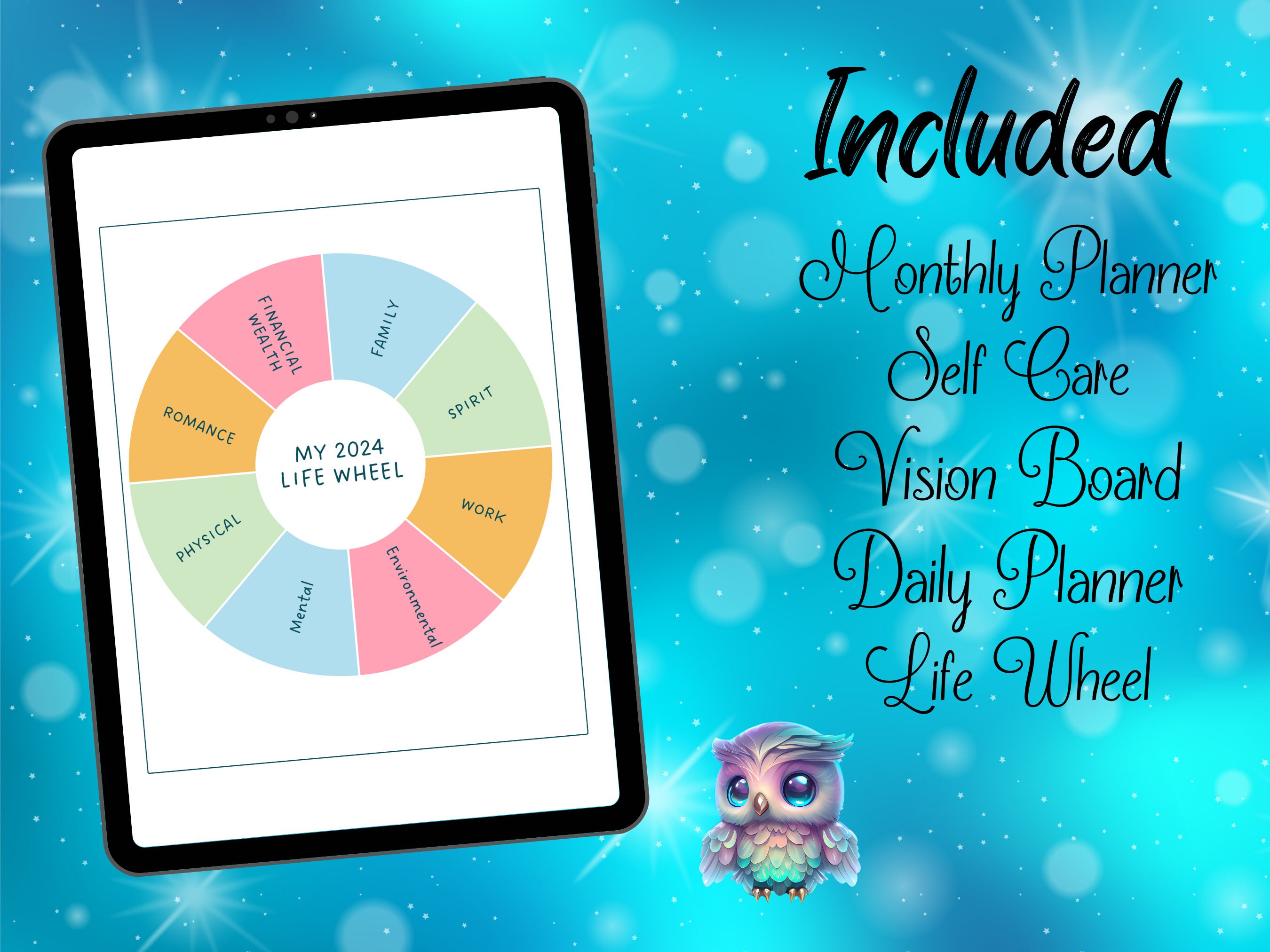 Vision Board Planner Kit 2024 Vision Board Productivity Planner 2024 ...