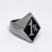 One Percenter Ring, Handmade Silver Ring, Biker Ring, Rat Fink, Bikers ...