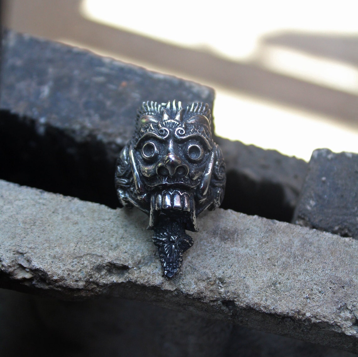 Balinese Rangda the Goddess of the Underworld Ring Handmade - Etsy