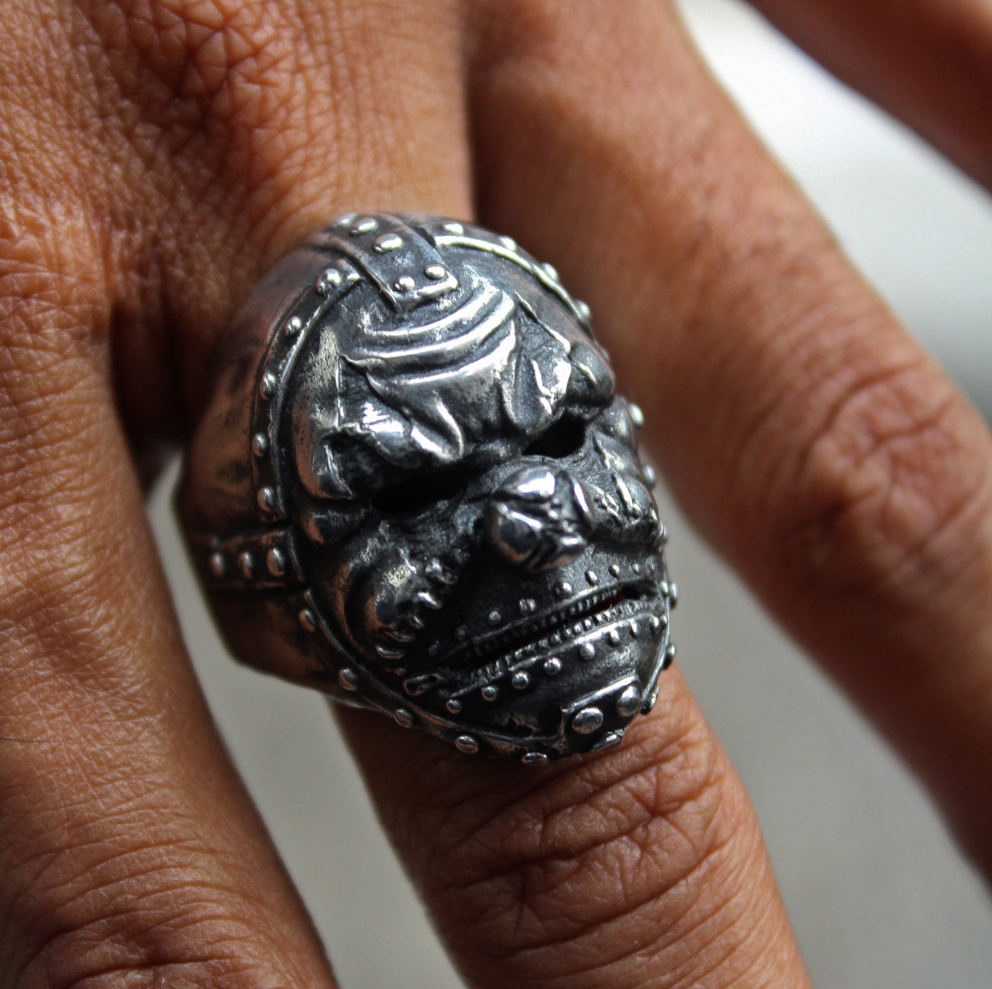Scary Clown Serial Killer Ring, Handmade Lead Free Pewter Ring, Perfect ...