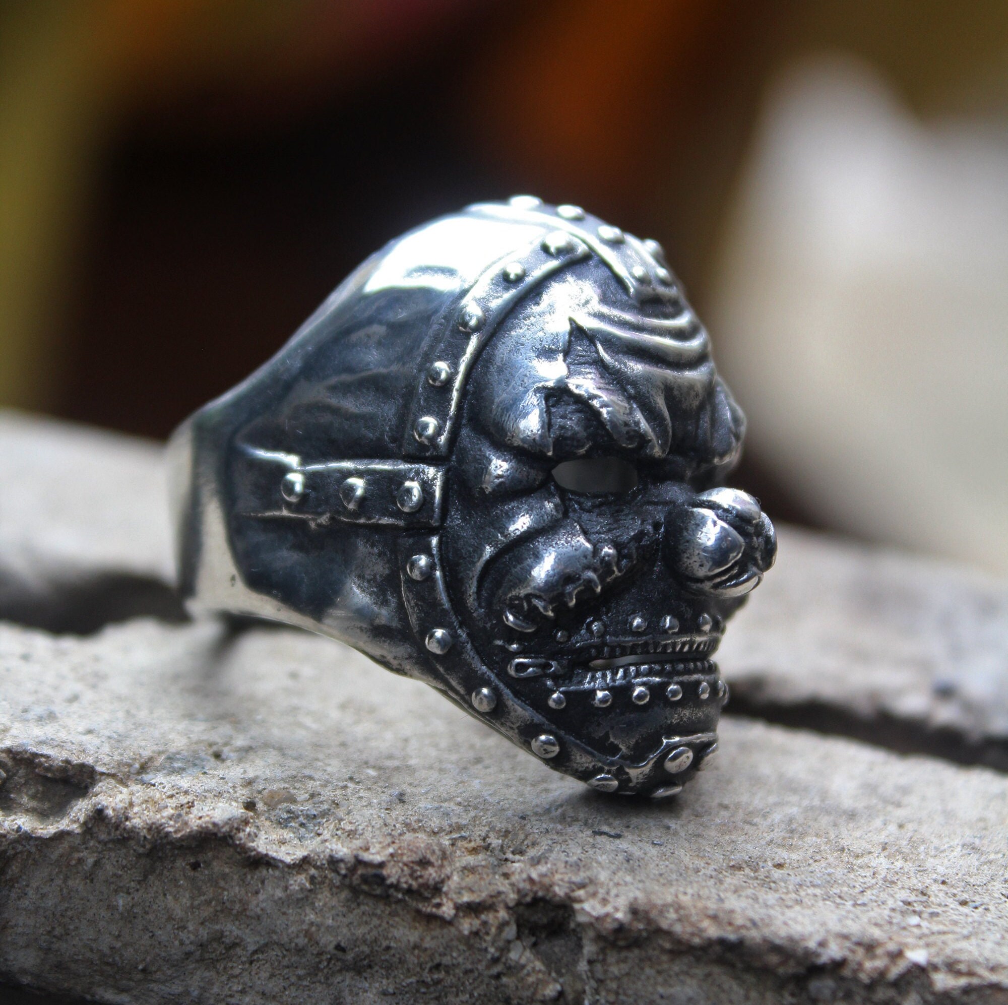 Scary Clown Serial Killer Ring, Handmade Lead Free Pewter Ring, Perfect ...