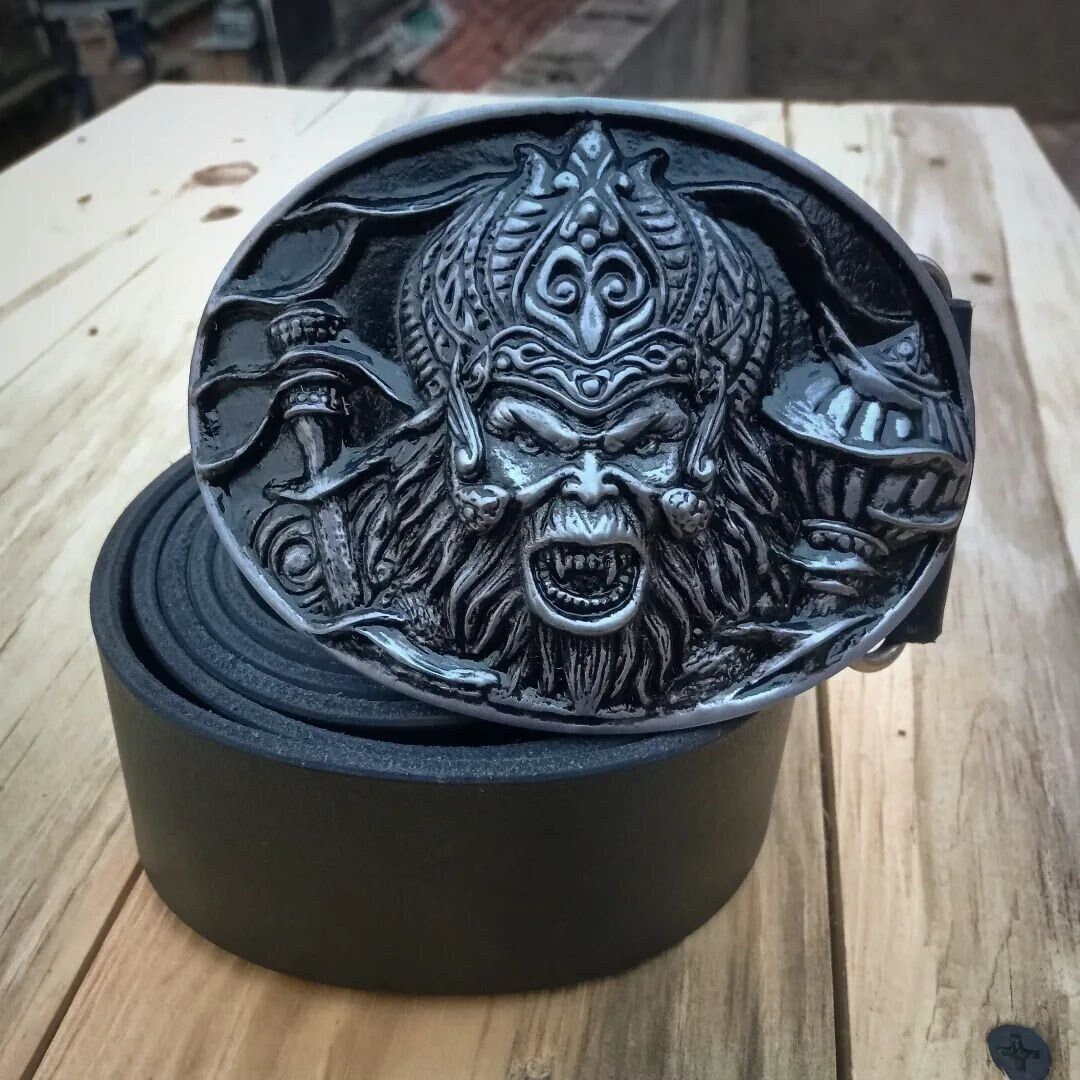 King of Monkey Hanuman God Belt Buckle, Oxidized Lead Free Pewter ...