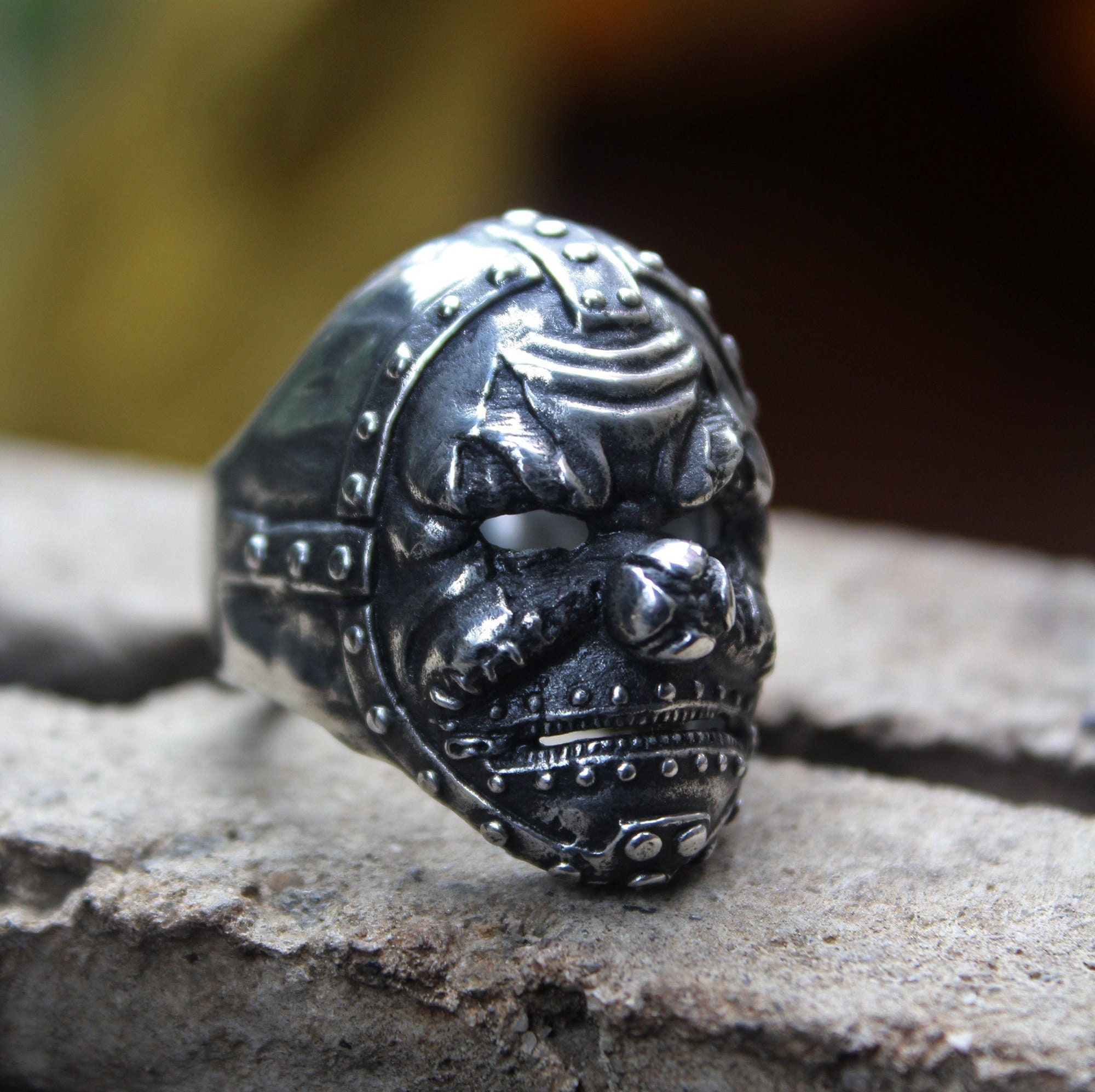 Scary Clown Serial Killer Ring, Handmade Lead Free Pewter Ring, Perfect ...