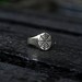 Spider Web Silver Signet Ring, Old School Tattoo Style Spider Web Ring ...