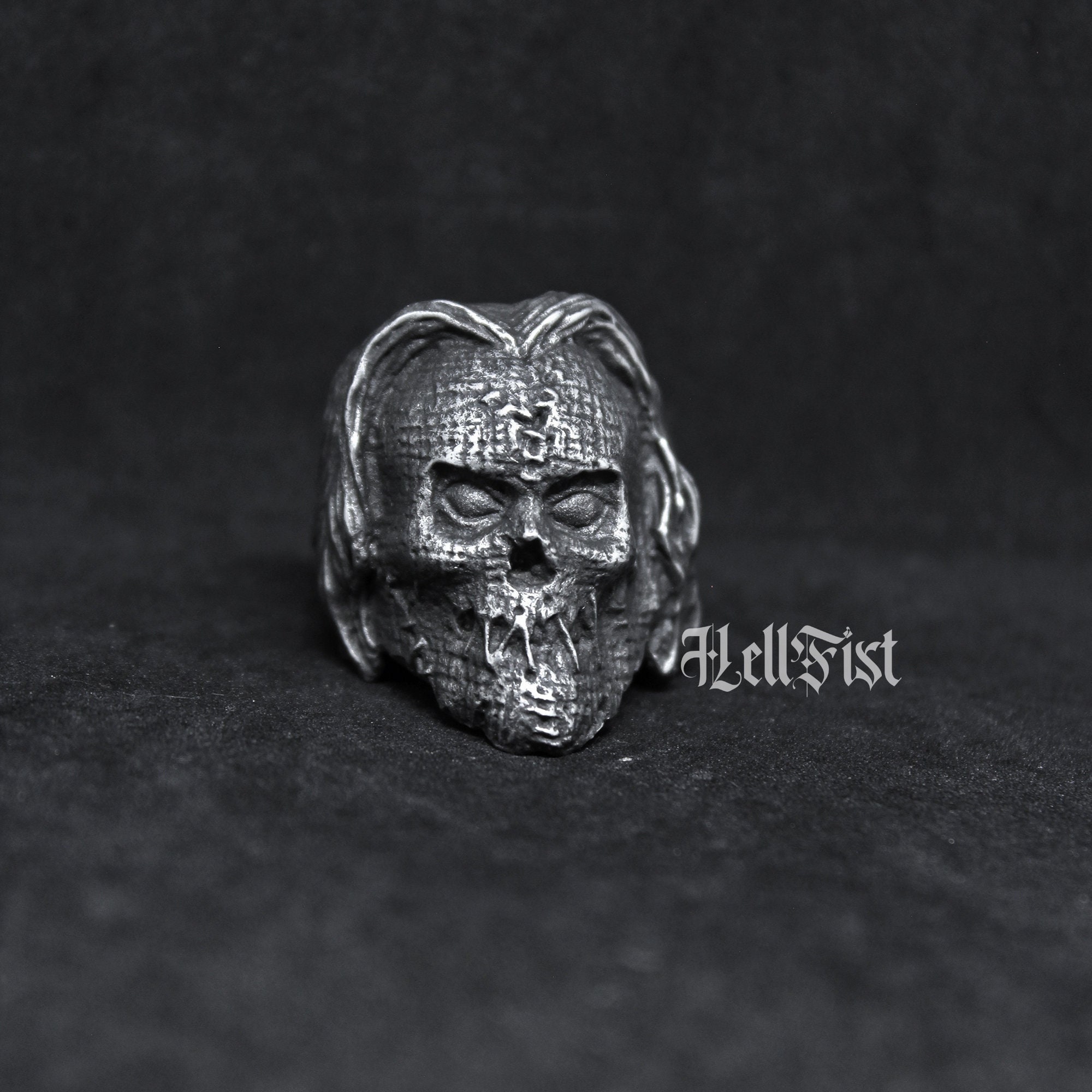 Handmade the Phantom Horror Creature Ring, Oxidized Lead Free Pewter ...