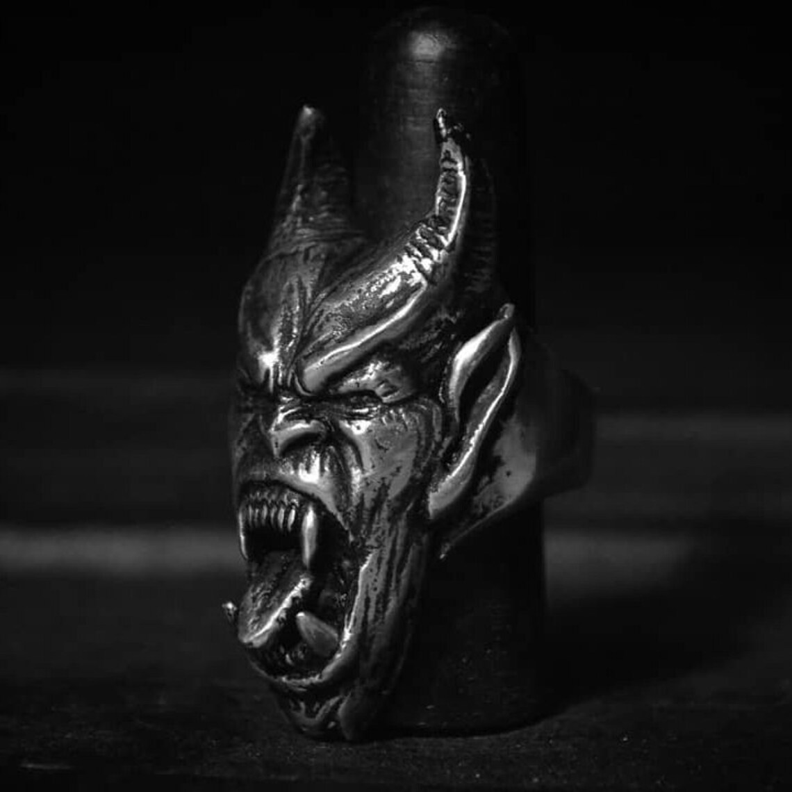 Lucifer the King of the Devil Ring Handmade Lead Free Pewter - Etsy