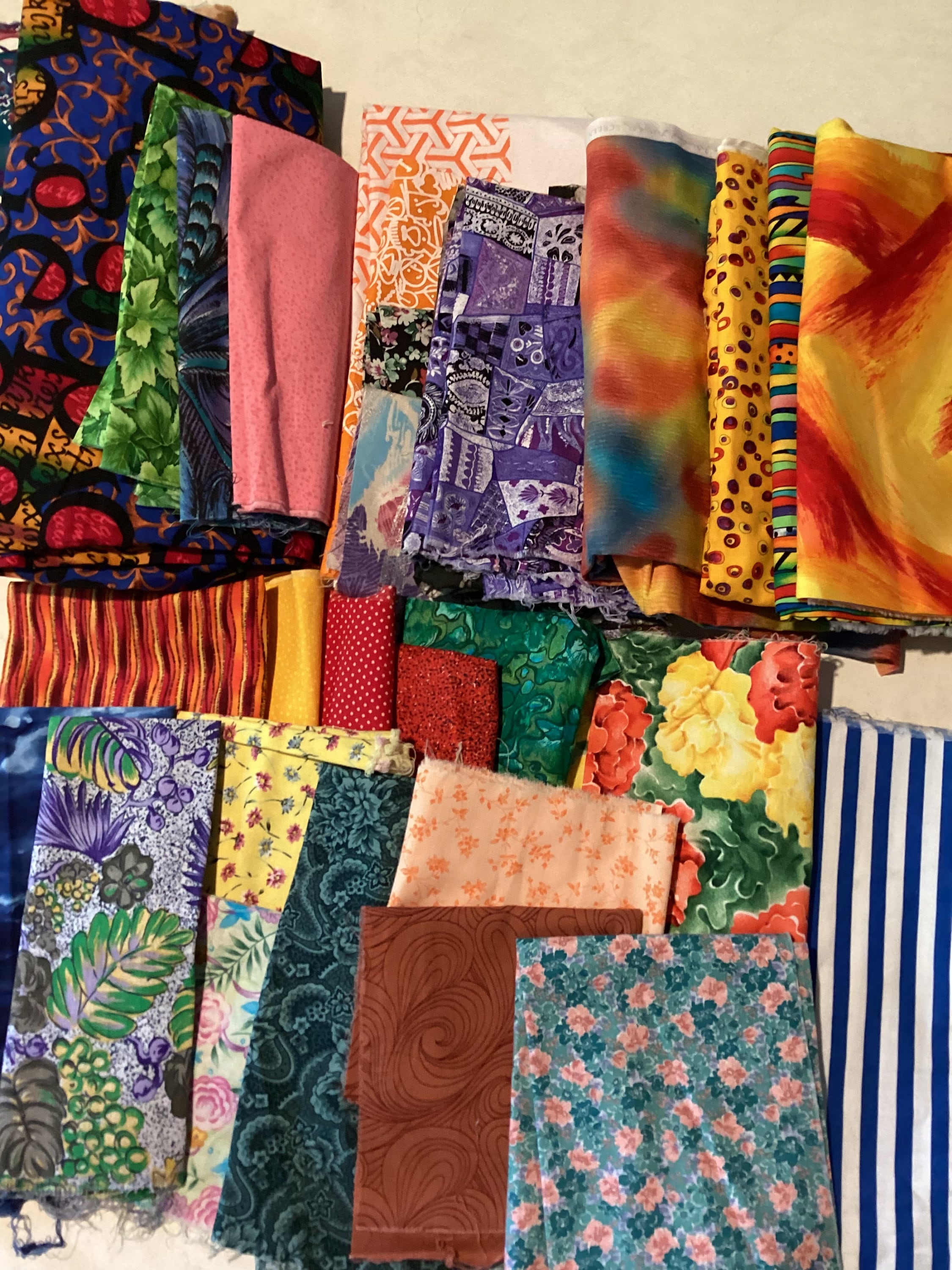 Destash Quilt Fabric Lot - Etsy