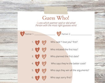 Inclusive Guess Who - Etsy