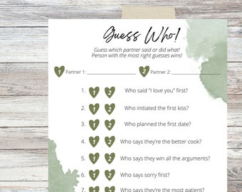 Inclusive Guess Who - Etsy