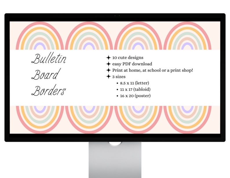 Classroom Bulletin Board Borders, Pastel Classroom Decor, Teacher ...